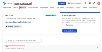 Deploy Netlify Serverless Functions with Node.js and GitHub